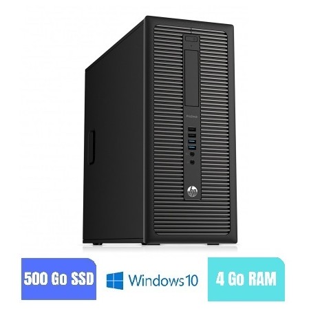 HP PRODESK 60 G1 TWR - 4 Go RAM - 500 SSD - Windows 10 - N°230227